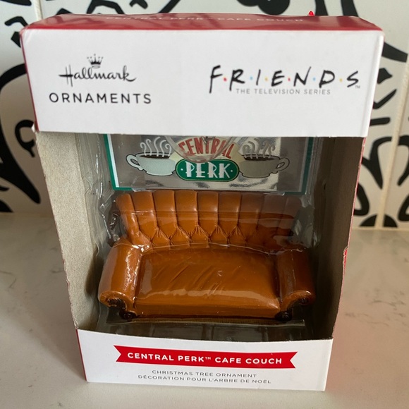 Hallmark | Holiday | New Hallmark Friends Central Perk Cafe Couch ...